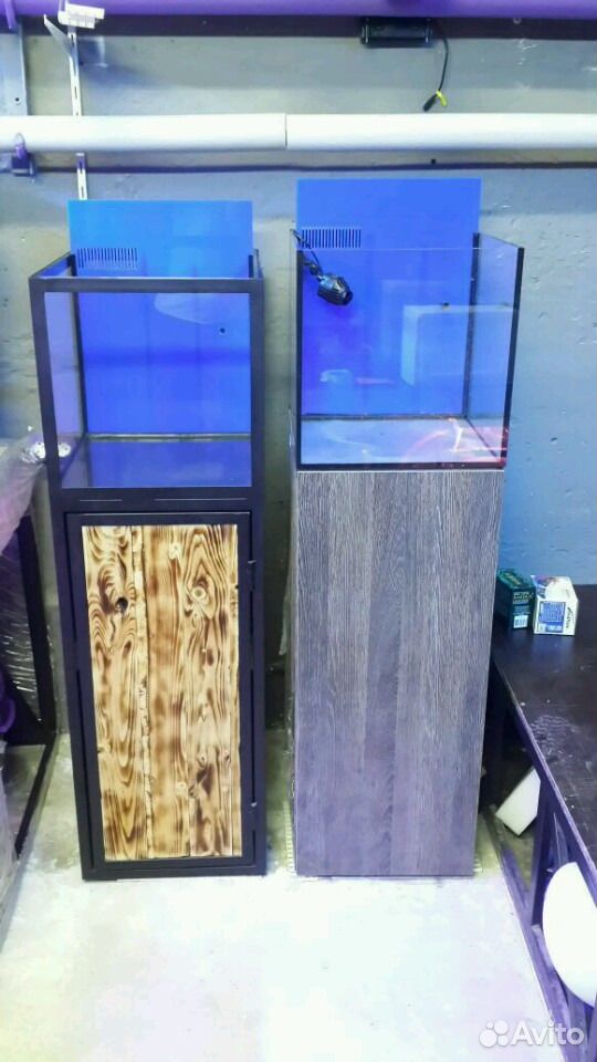 Морской аквариум куб воды