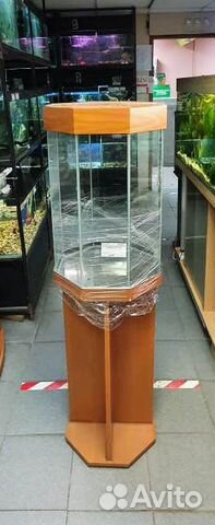 Аквариум многогранный 60 л. на тумбе-подставке