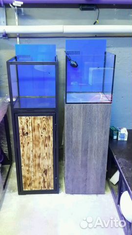 Морской аквариум куб воды