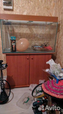 Аквариум 220литров с тумбой