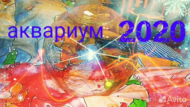 Классный круглый аквариум ваза