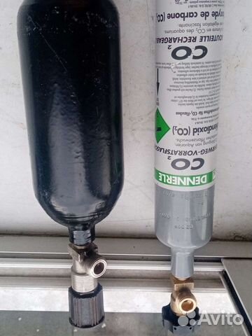 Заправка баллонов CO2 для аквариума