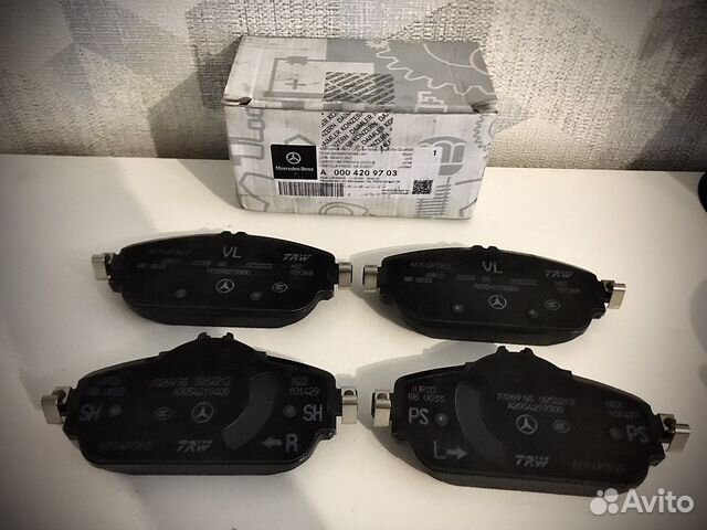 Тормозные колодки перед A0004209703 W205 Оригинал купить в Санкт ...